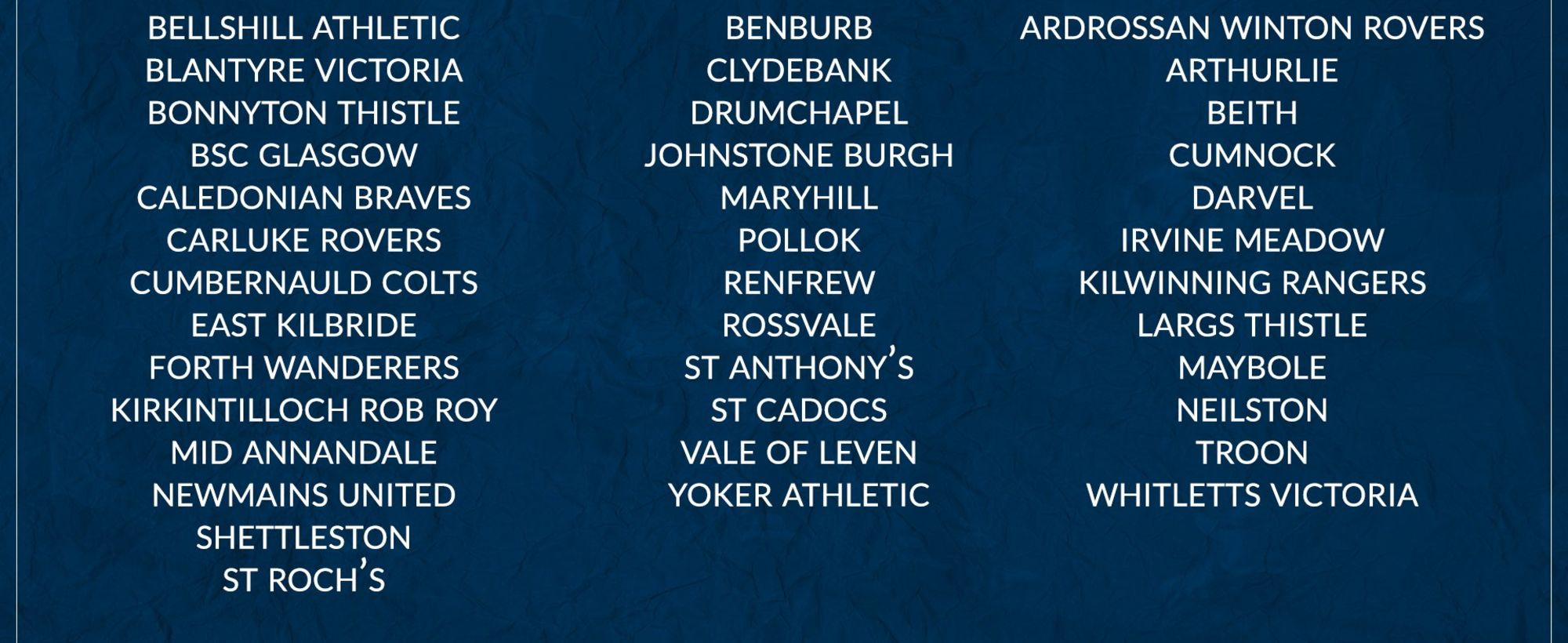 U20's Development League 2020/21 Announced! | Caledonian Braves ...